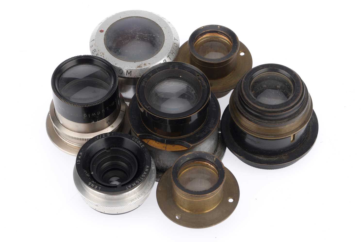 Lot 312 - A Selection of Small Lenses,