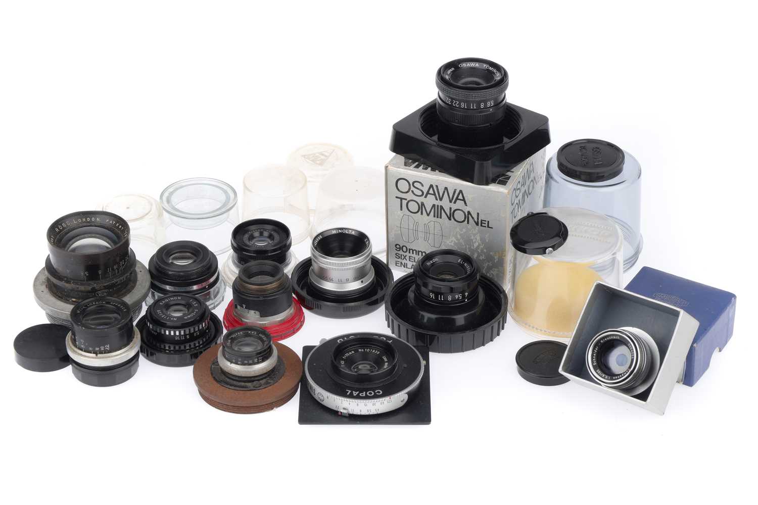 Lot 198 - A Selection of Enlarger Lenses,