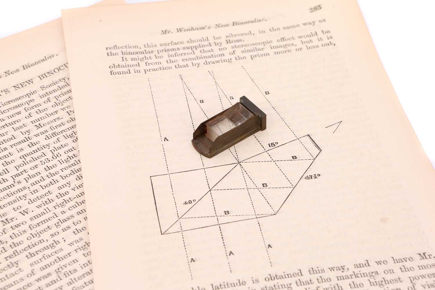 Lot 1 - Francis H. Wenham’s Original Prototype