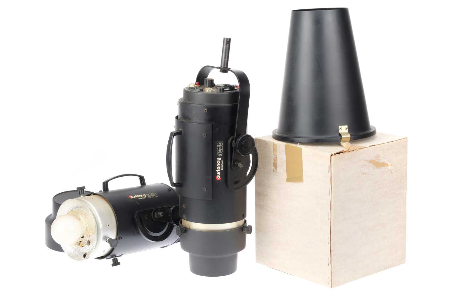 Lot 331 - A Pair of Courtenay Studio Lighting Heads,