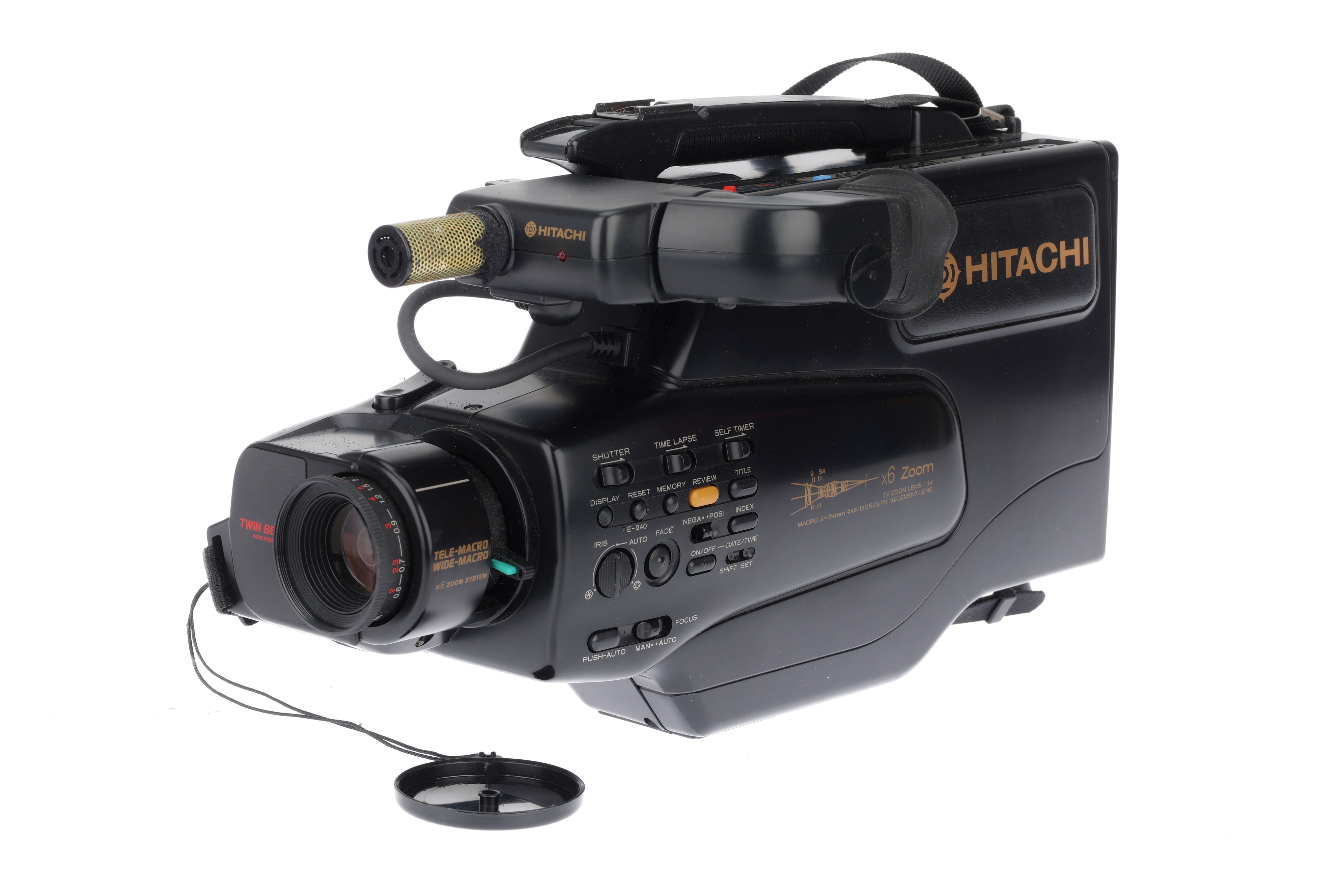 Lot 303 - A Hitachi VM-2300E VHS Video Camera Outfit,
