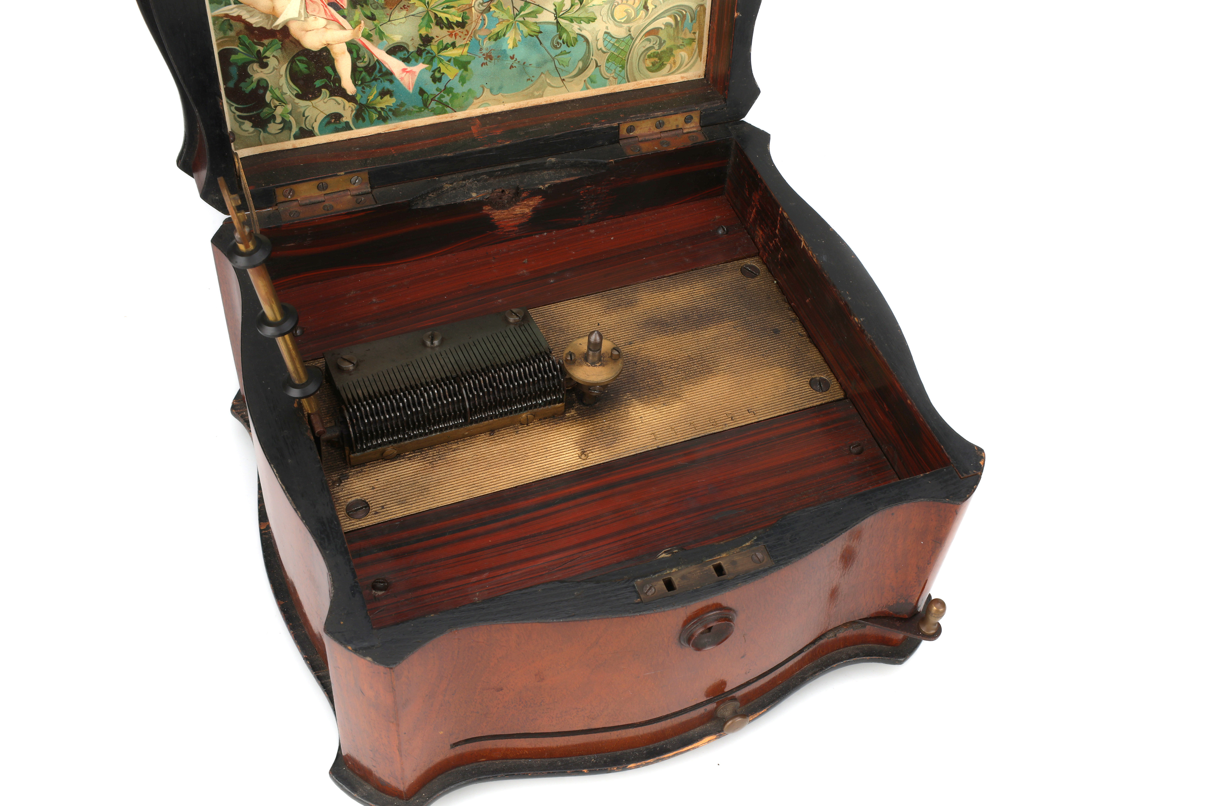 Lot 559 - A Polyphon disc musical box,