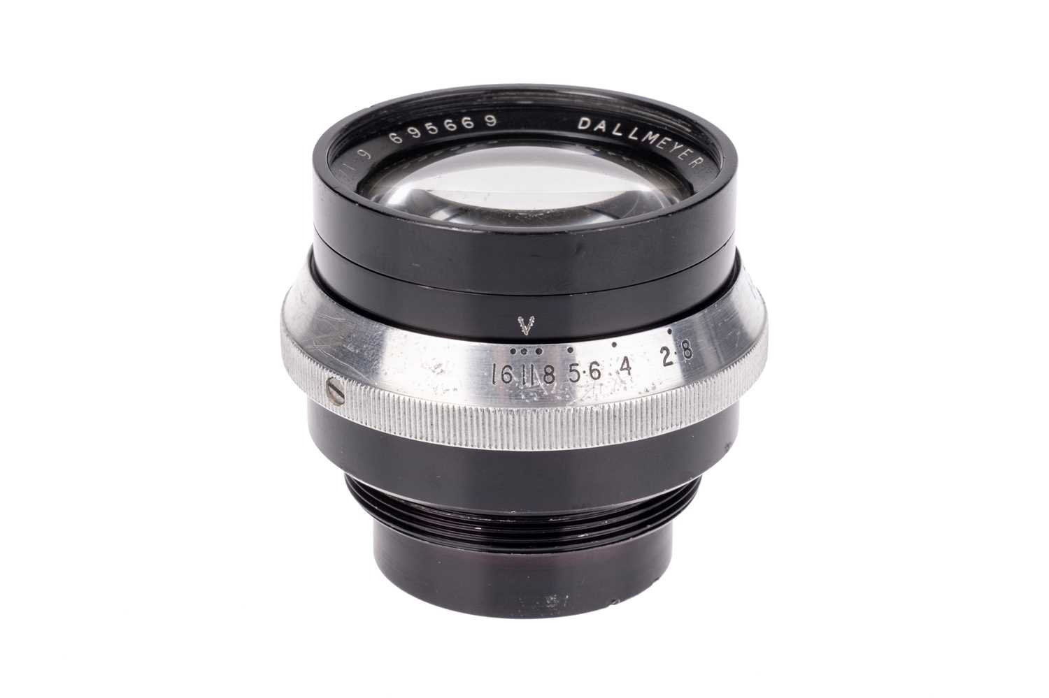 Lot 308 - A Dallmeyer Super Six f/1.9 63mm Lens,