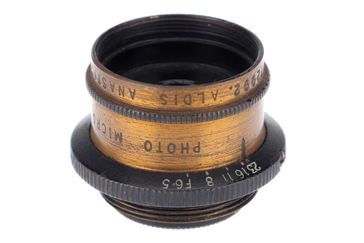 Lot 466 - An Aldis Anastigmat No.OO 2" Brass