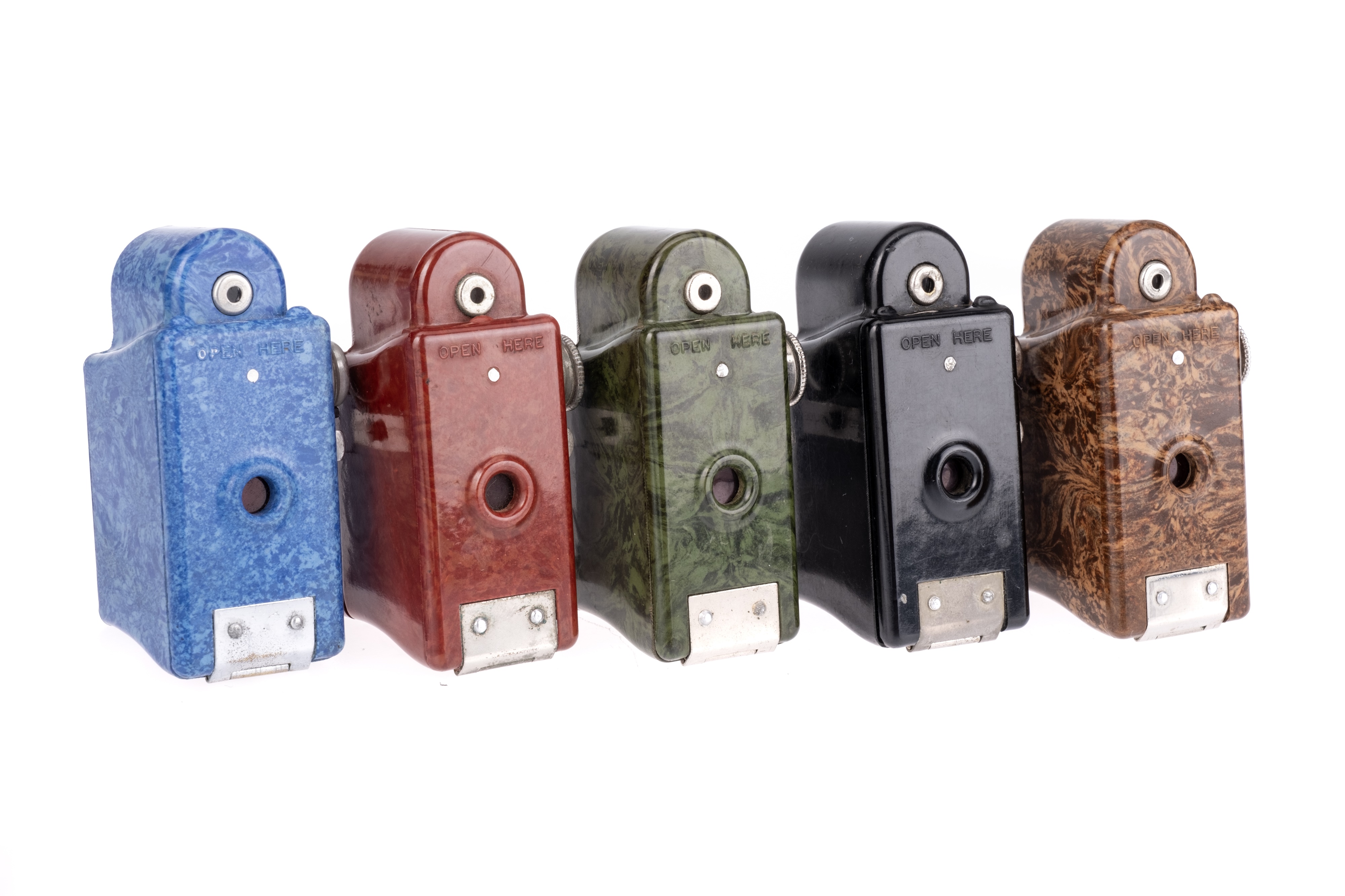 Lot 285 - A Set of Five Coronet Midget Cameras,