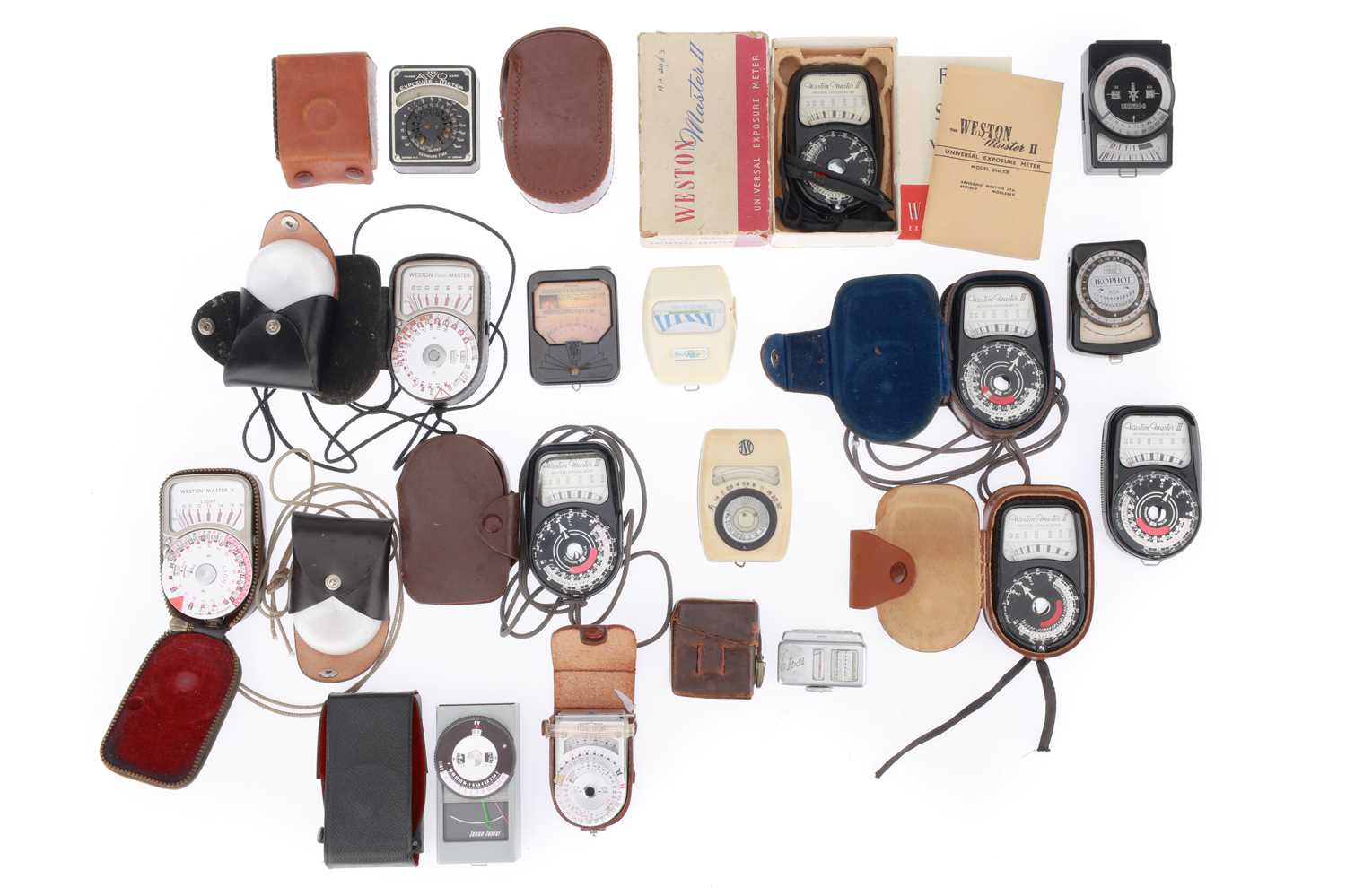 Lot 313 - A Good Selection of Exposure Meters,