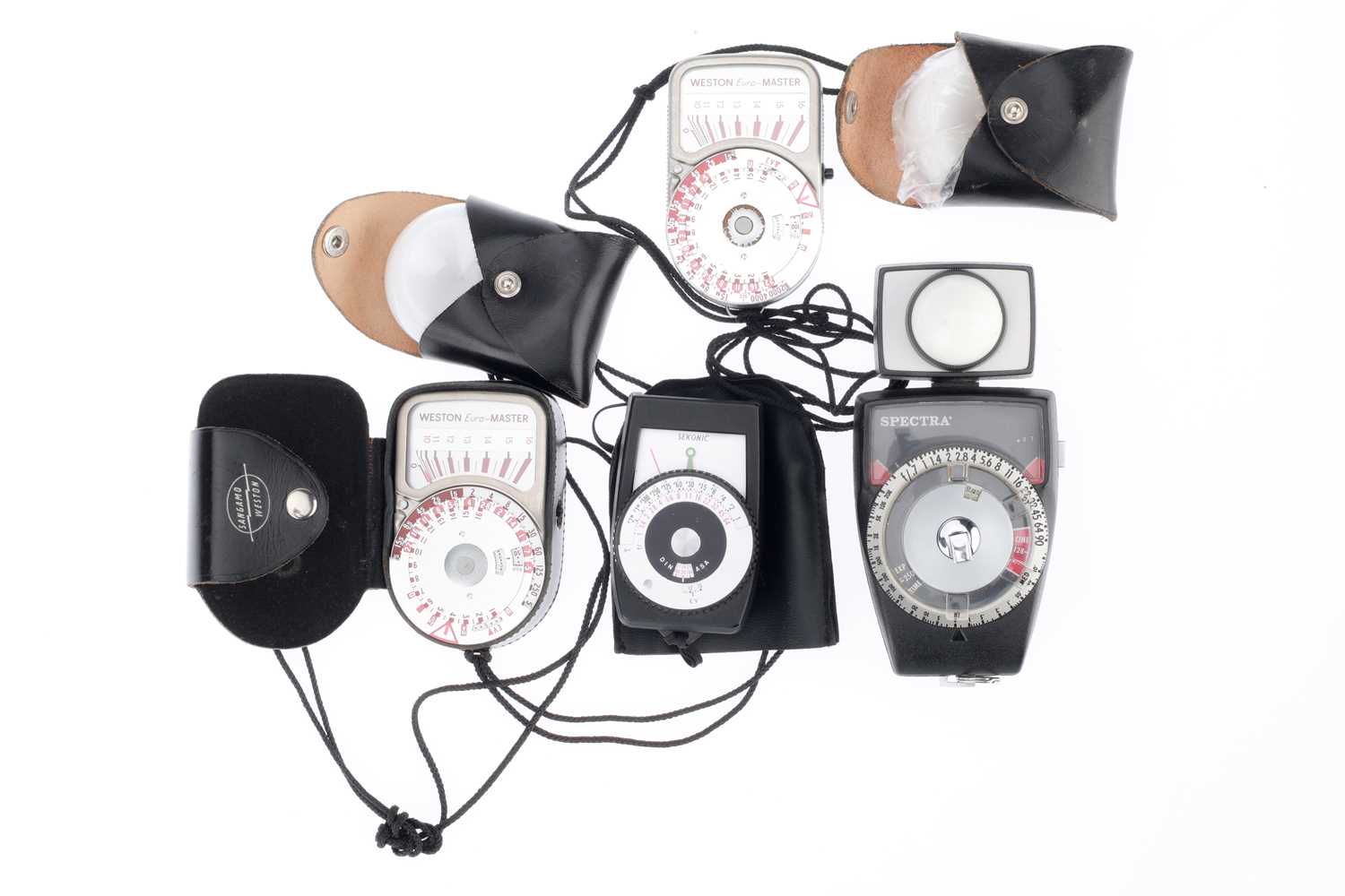 Lot 343 - A Selection of Exposure Meters,