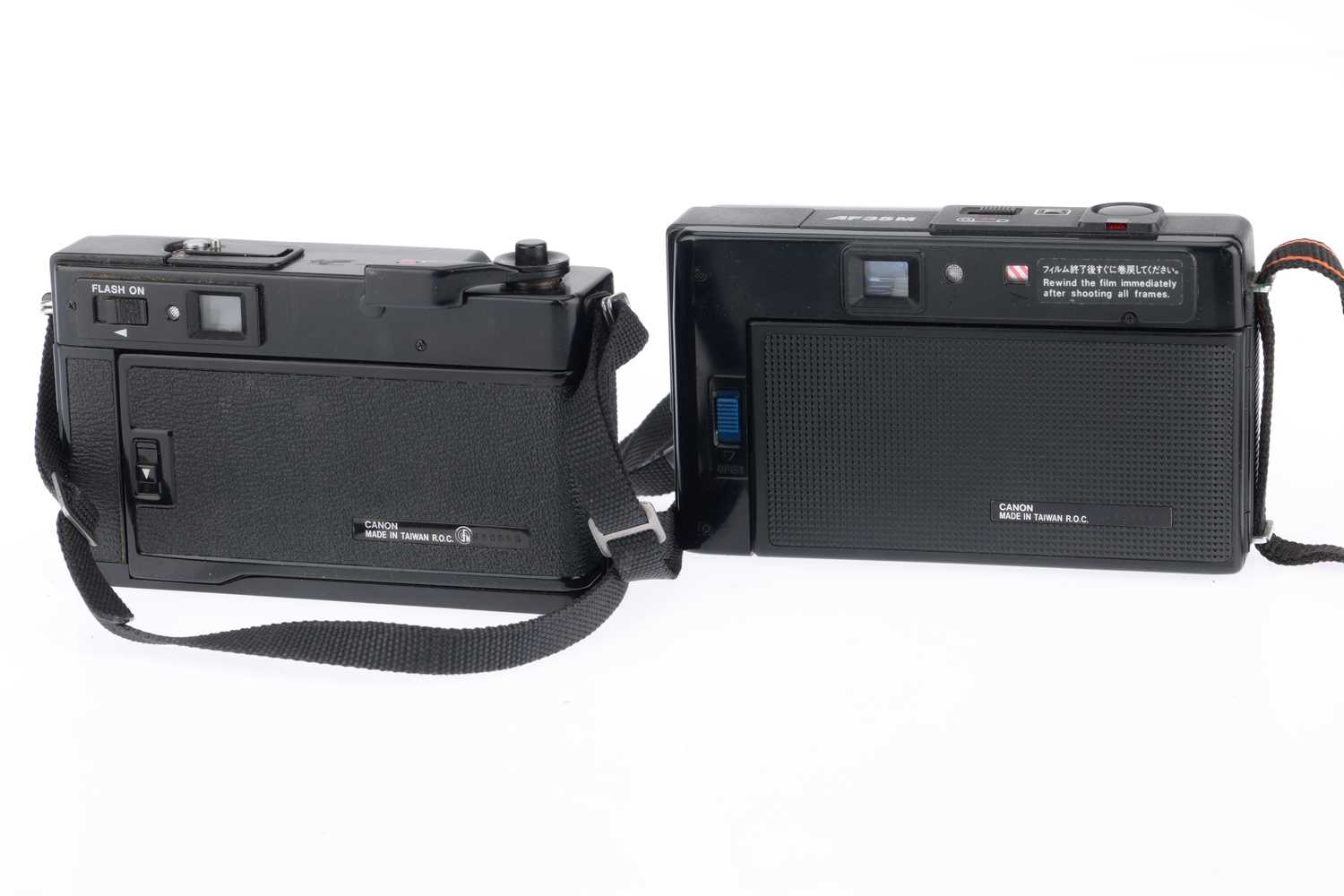 Lot 143 - A Pair of Canon Compact Cameras,