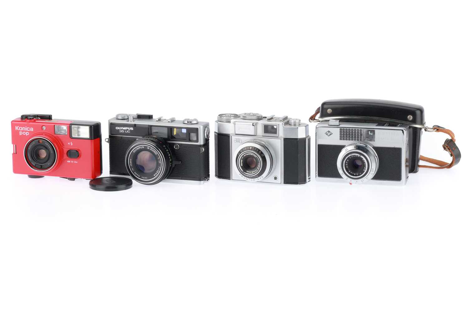 Lot 198 - A Group of Compact 35mm Cameras,