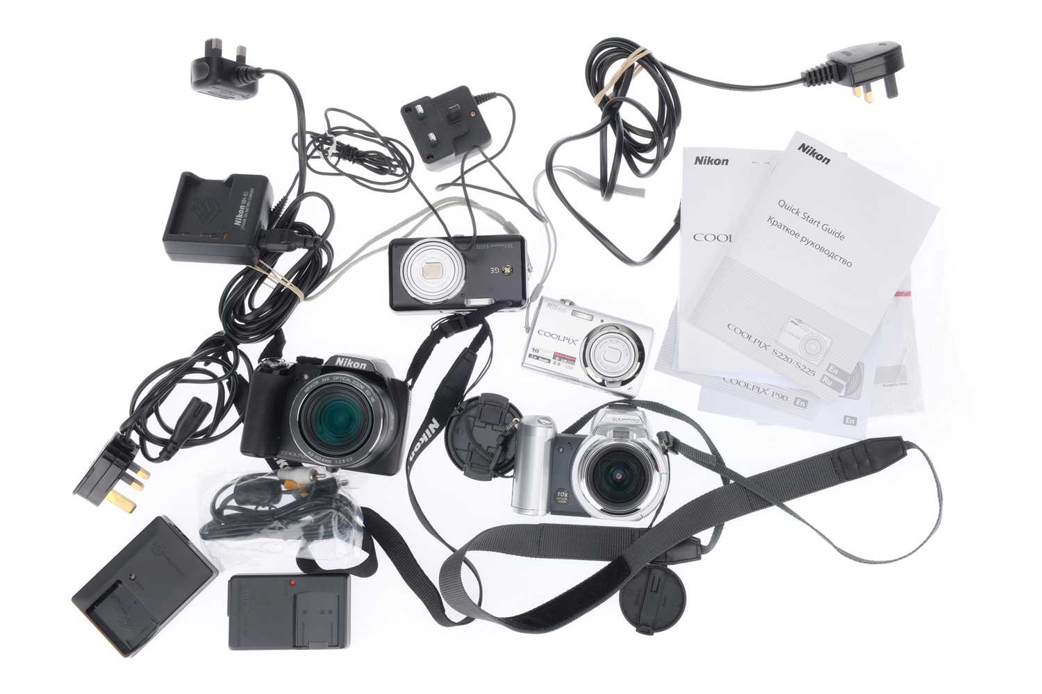 Lot 121 - A Selection of Digital Cameras,