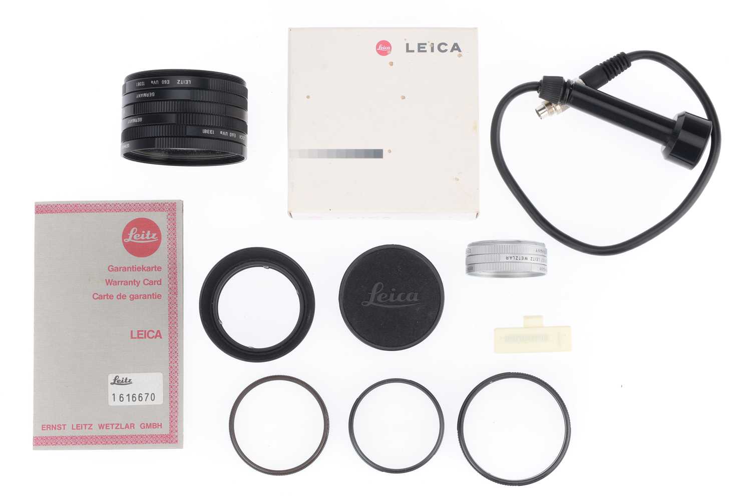 Lot 23 - A Selection of Leica Circular Filters,