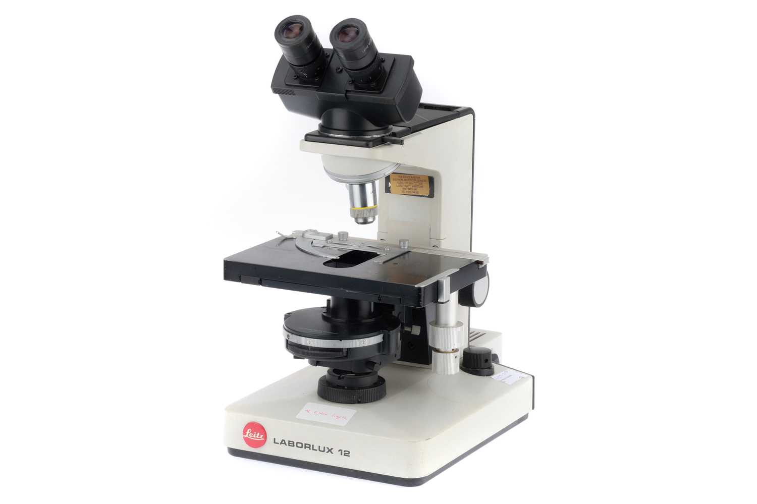 Lot 447 - Leitz Laborolux Binocular Microscope,