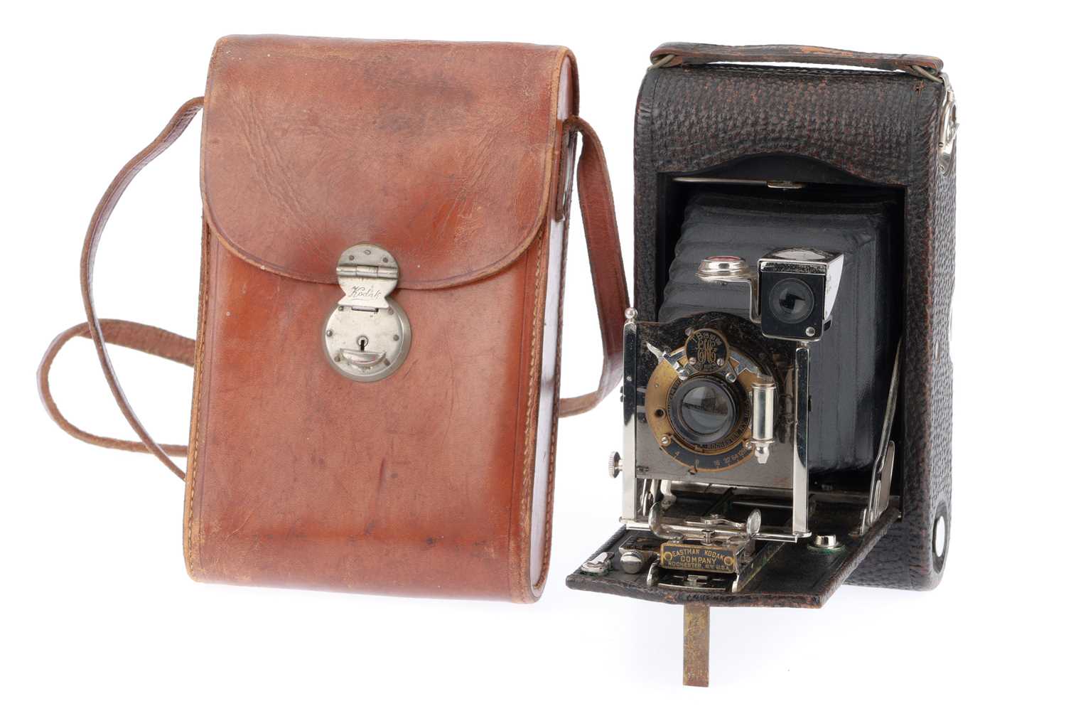 Lot 155 - A Kodak No. 3 Folding Pocket Camera,