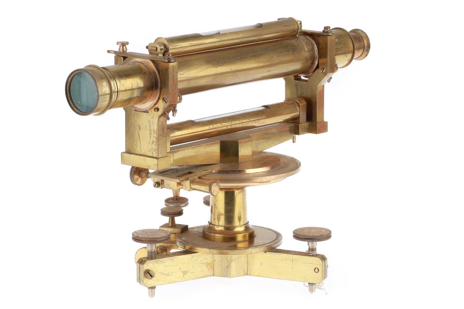 Lot 454 - Large Reversible Surveyors Level By Morin,