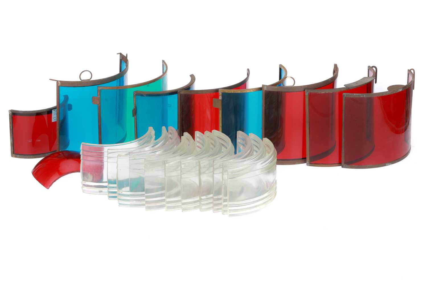 Lot 456 - A Large Collection of Ships Lamp Lenses
