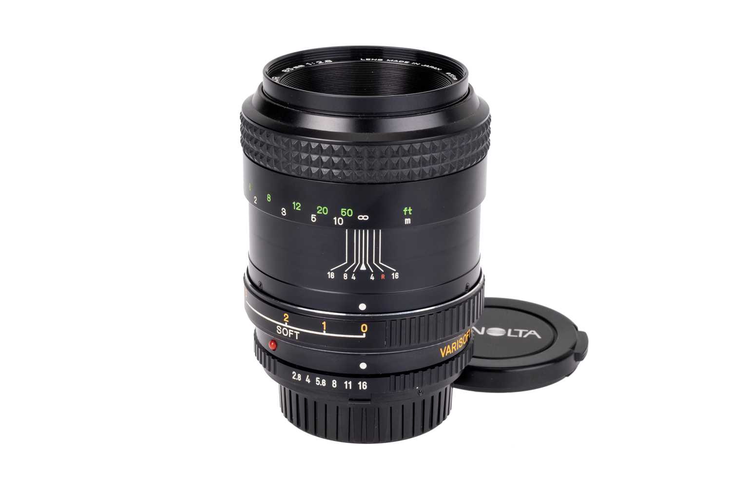 Lot 186 - A Minolta Varisoft Rokkor f/2.8 85mm Lens,
