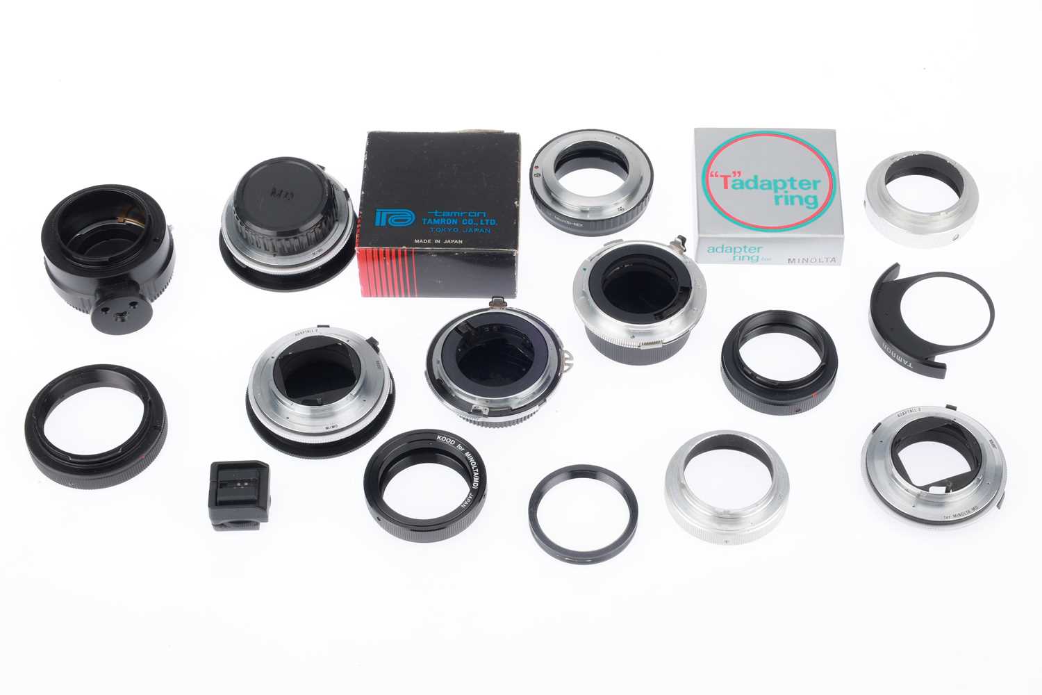 Lot 380 - A Selection of Camera Adapters,