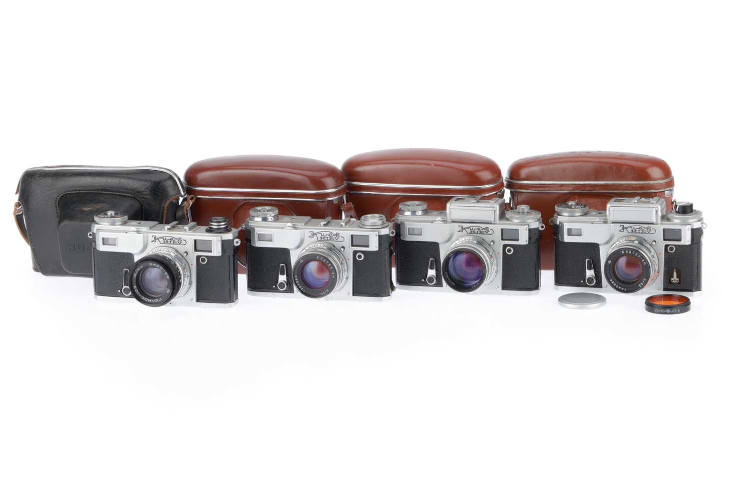 Lot 205 - A Selection of Kiev Soviet Cameras,