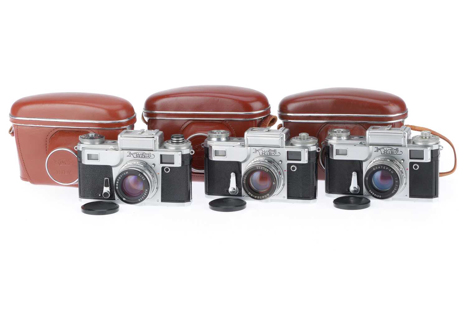 Lot 206 - A Selection of Kiev Soviet Cameras,