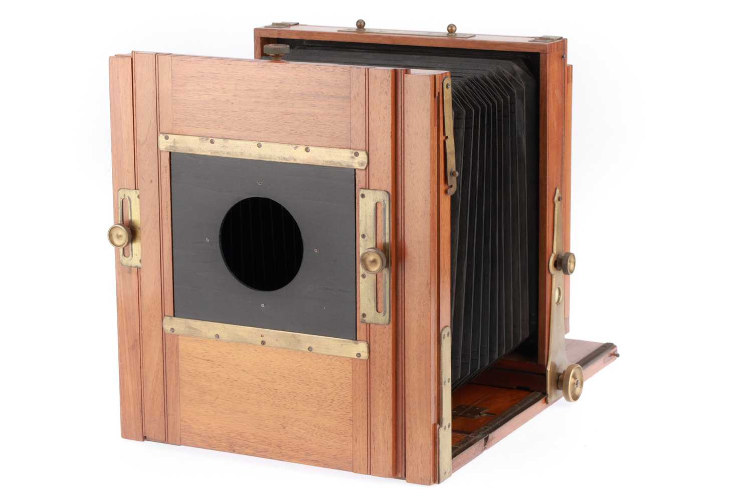 Lot 178 - A French Tailboard Full Plate Camera,