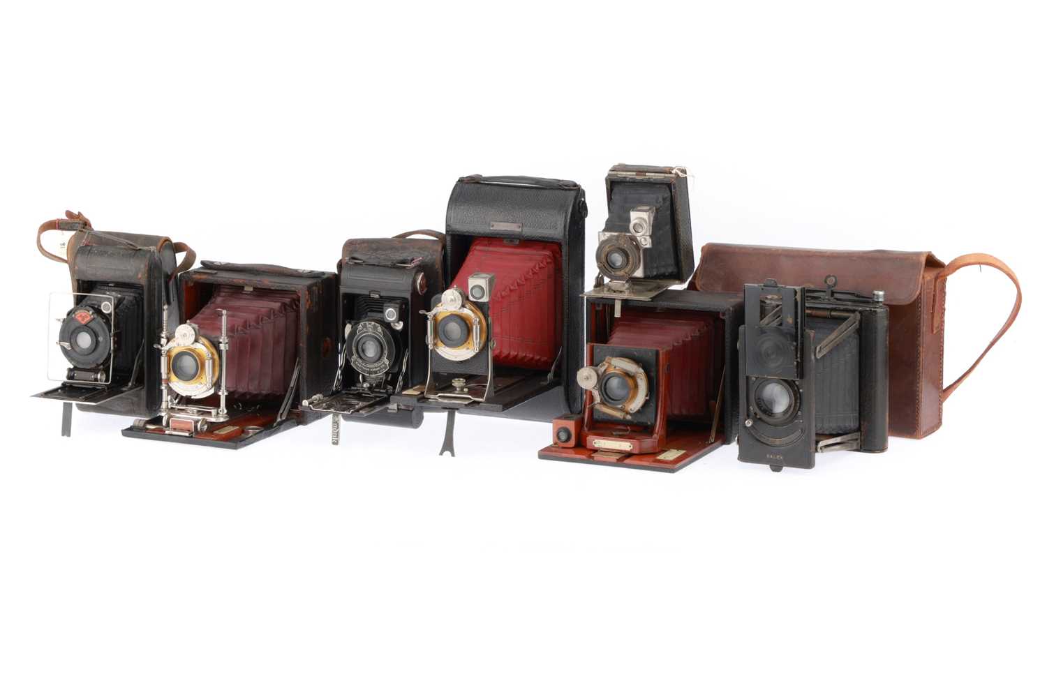 Lot 192 - A Collection of Folding Cameras,