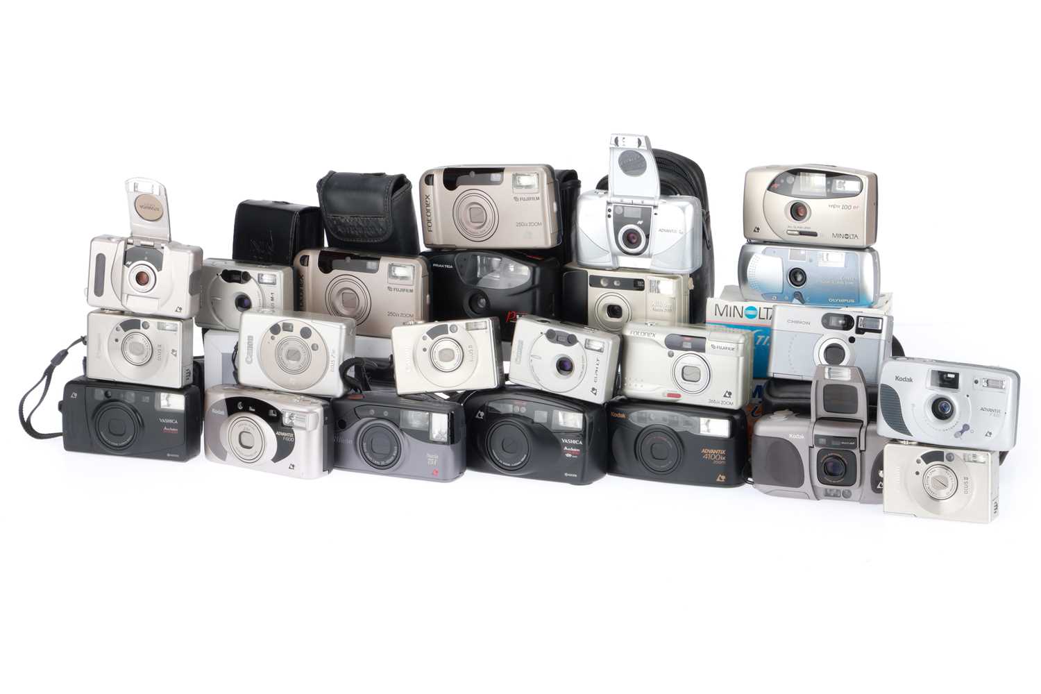 Lot 159 - A Selection of APS Compact Film Cameras,