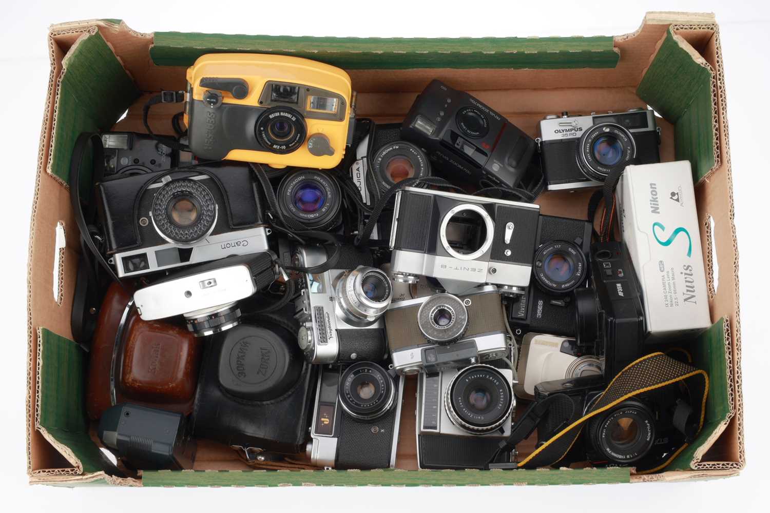 Lot 201 - A Selection of Various Cameras,