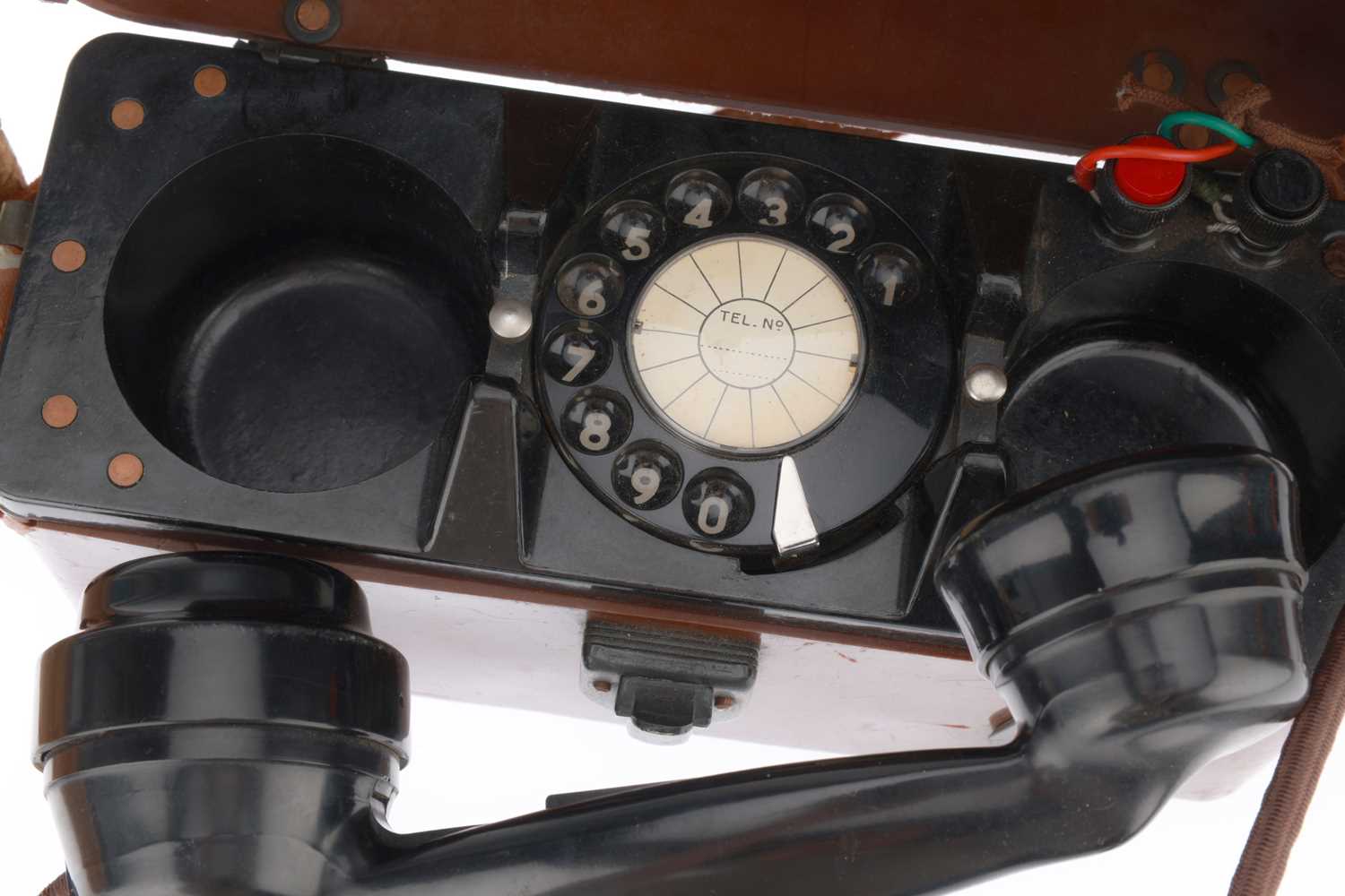 Lot 927 - An Engineer's Field Telephone,