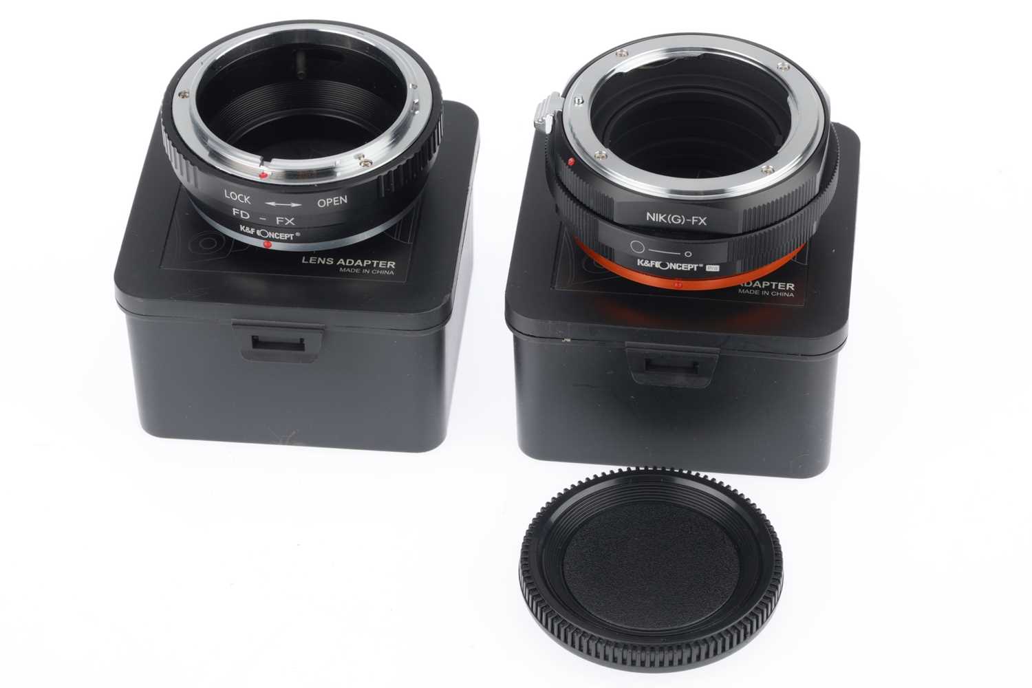 Lot 605 - A Pair of K&F Concept Lens Adapters,