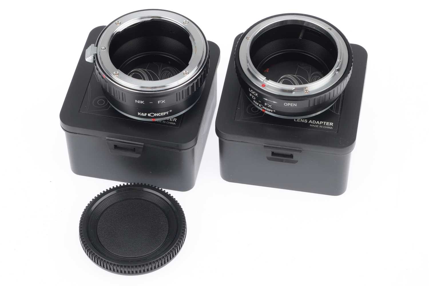 Lot 606 - A Pair of K&F Concept Lens Adapters,