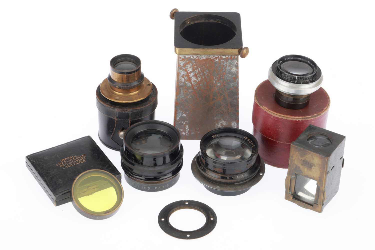 Lot 383 - A Selection of Large Format Lenses,