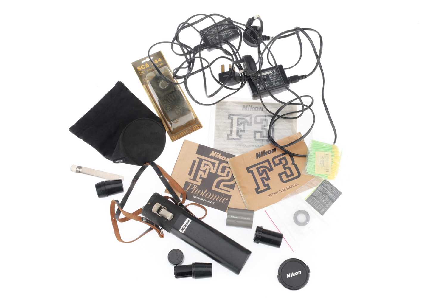 Lot 598 - A Selection of Nikon Related Accessories,