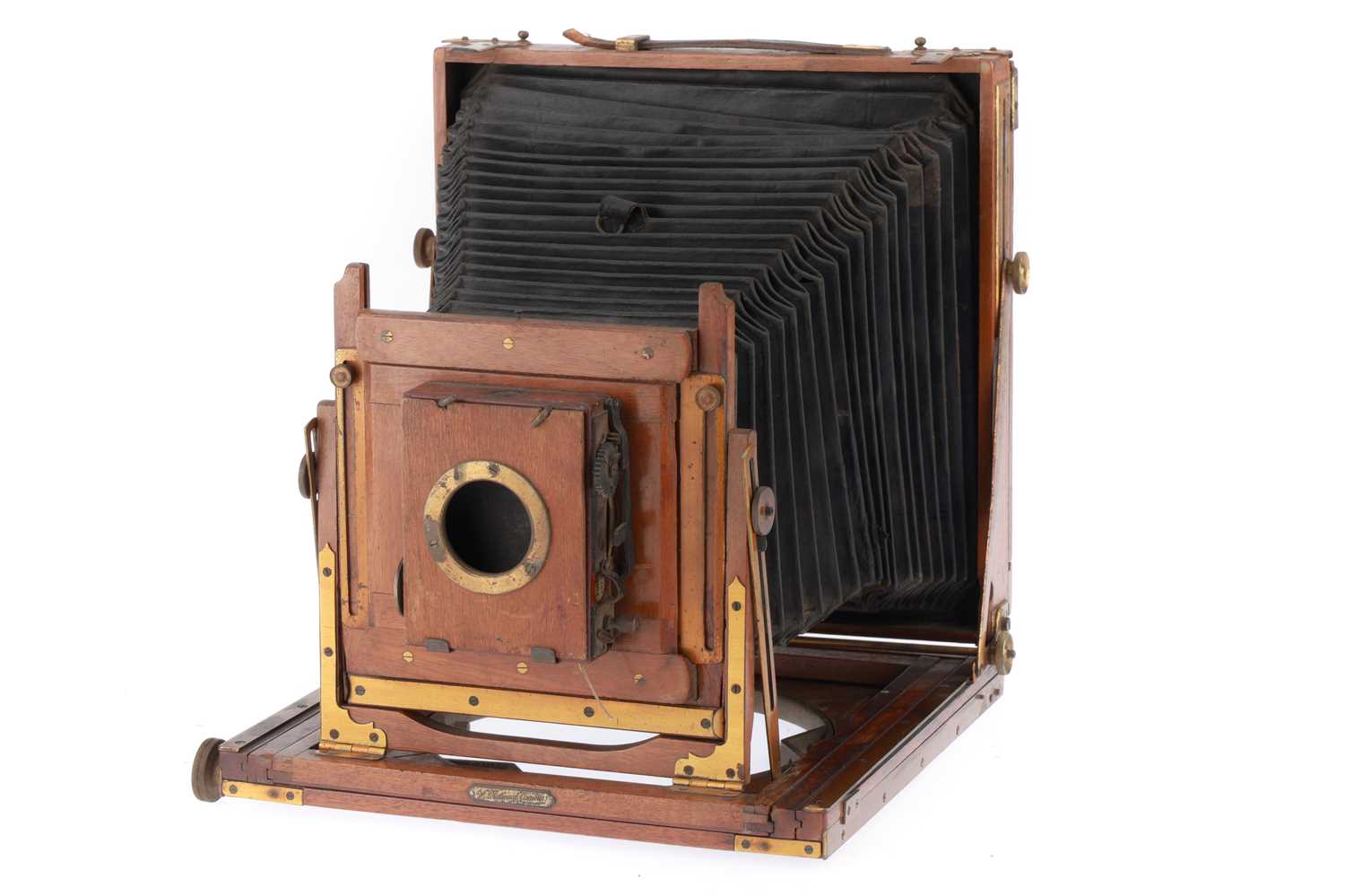 Lot 459 - A Mahogany Full Plate Studio Camera "The