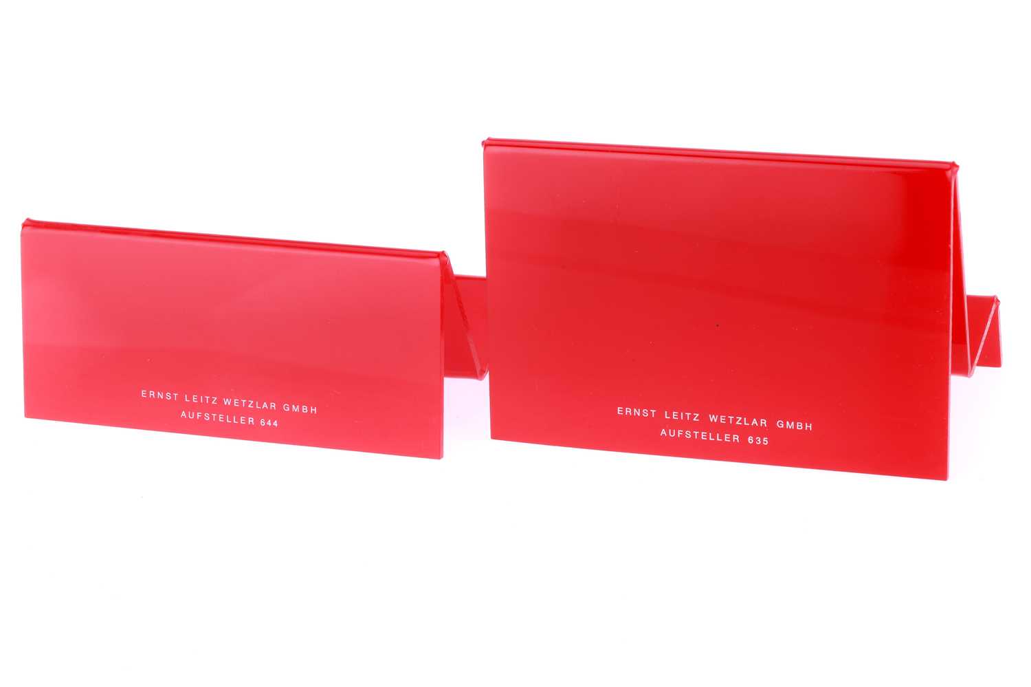 Lot 552 - A Pair of Leica Camera Display Stands,