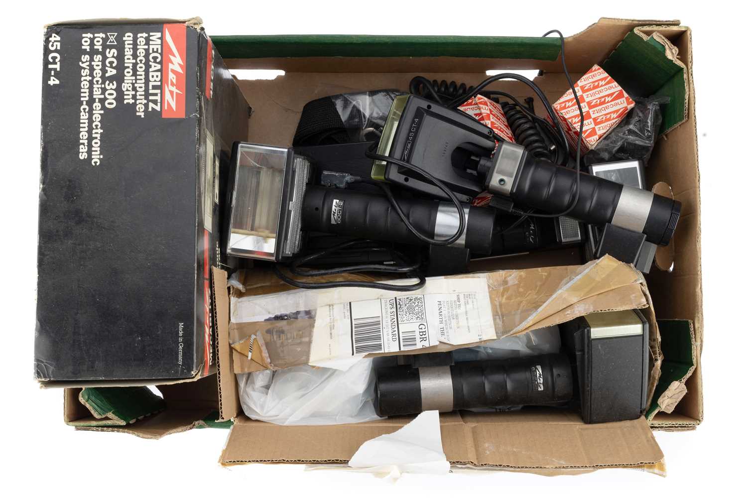 Lot 568 - A Mixed Selection of Metz Flash Guns