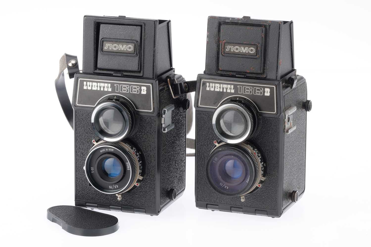 Lot 150 - A Pair of Lomo Lubite 166B TLR Cameras,