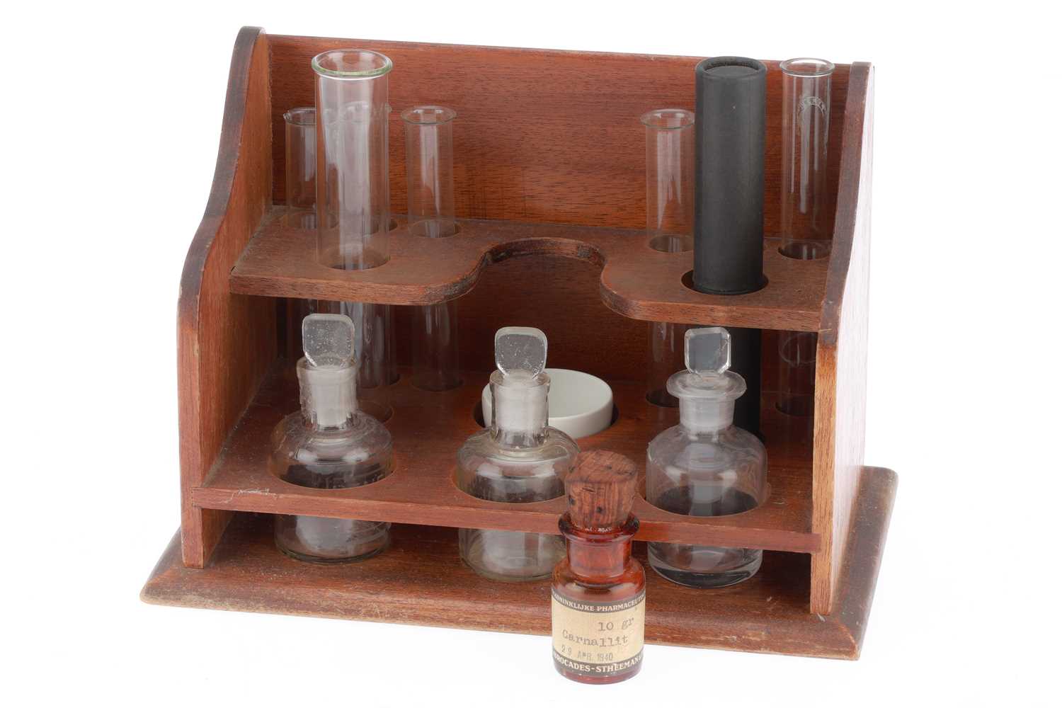 Lot 782 - Mahogany Testing Kit,