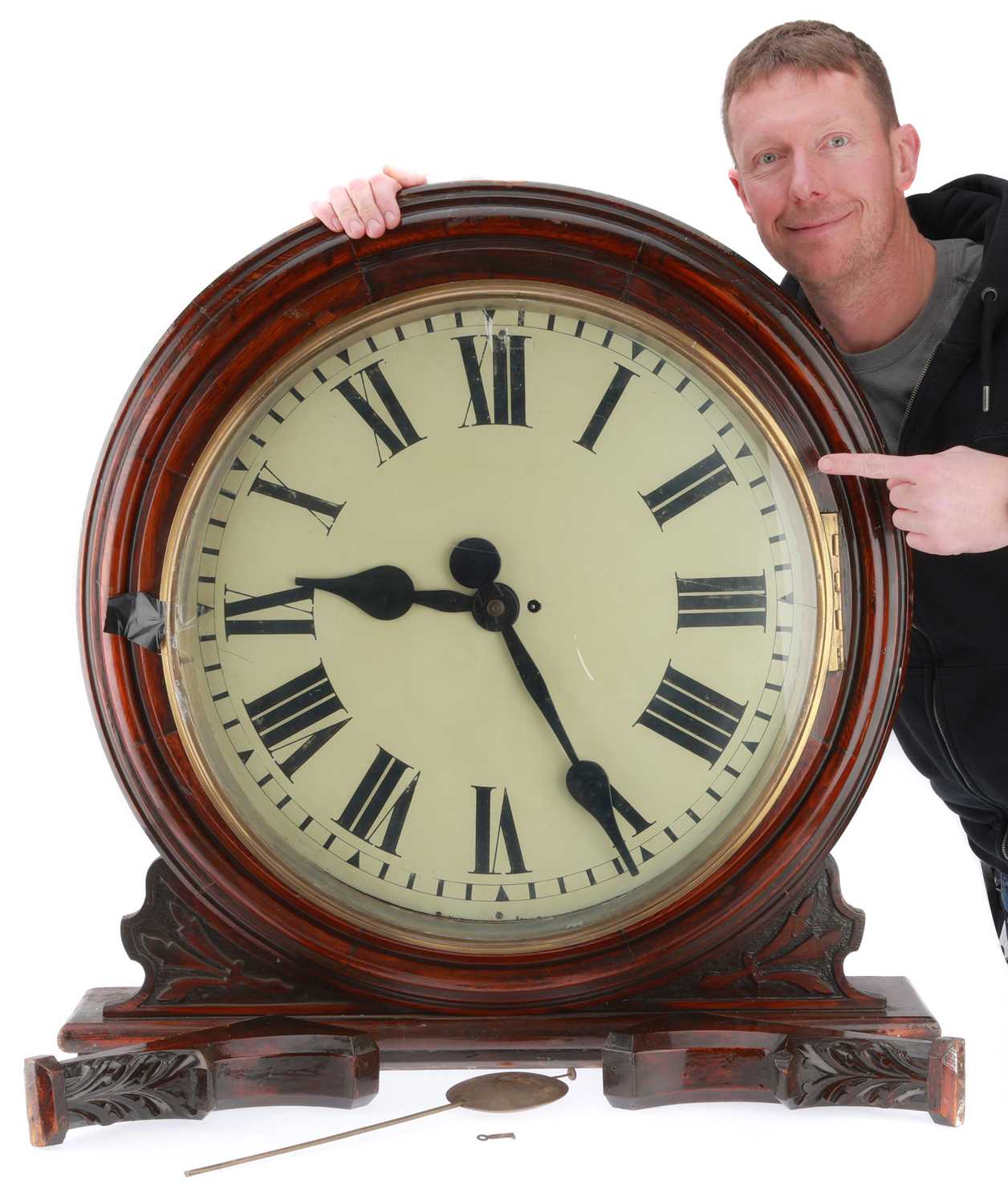 Lot 143 - Birmingham Hospital Clock,