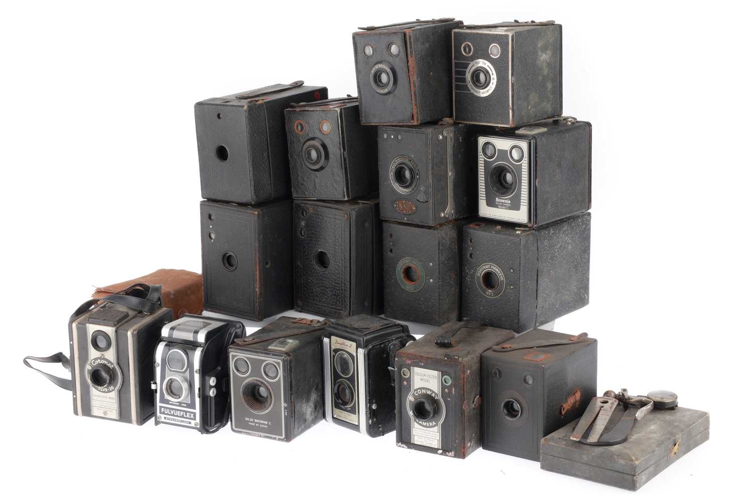 Lot 250 - A Selection of Box Type Cameras,