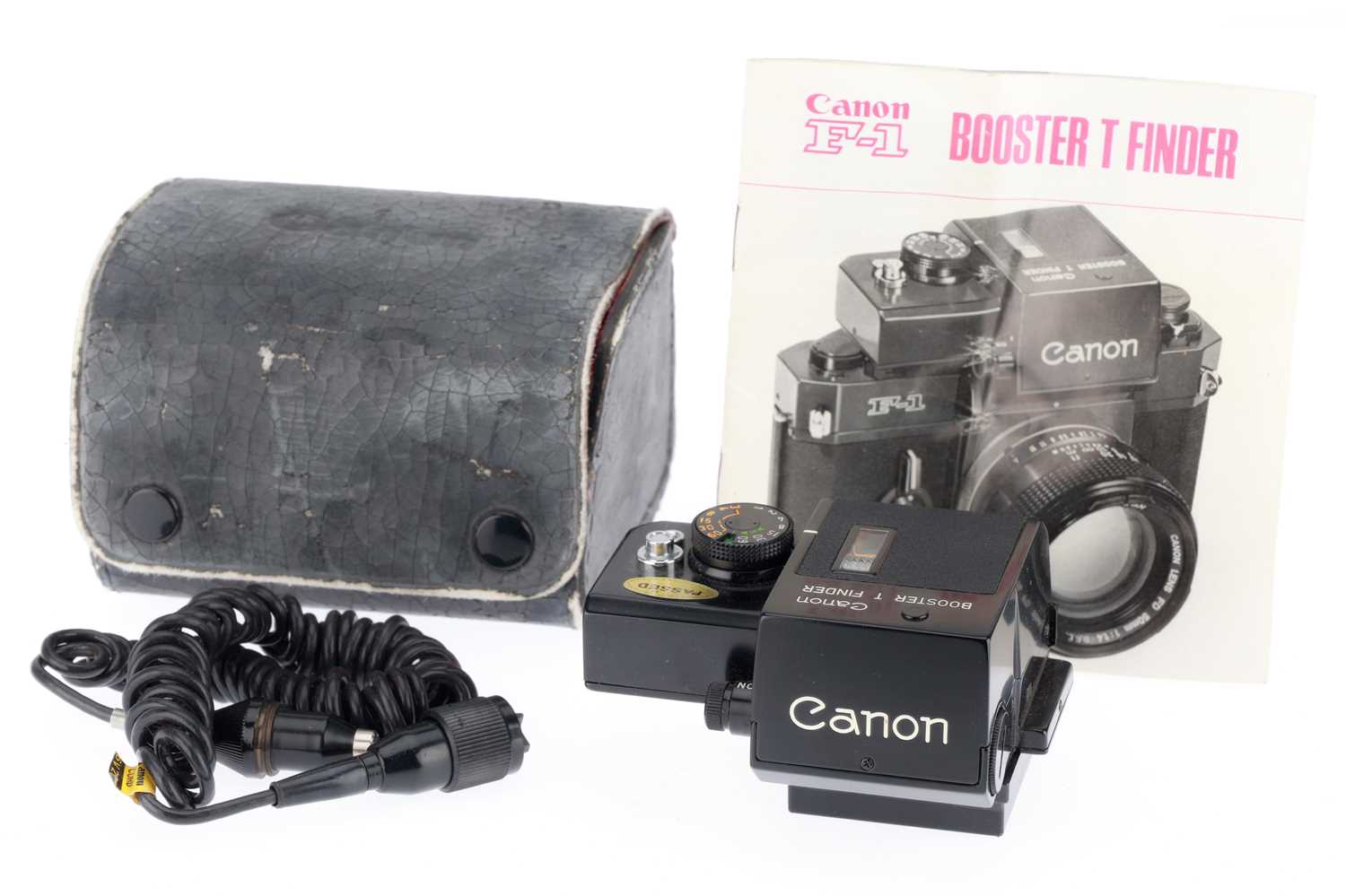 Lot 536 - A Canon F-1 Booster T Finder Accessory,
