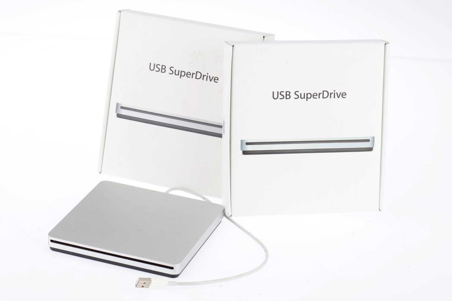 Lot 744 - Two Apple USB Superdrive Disc Media Players,