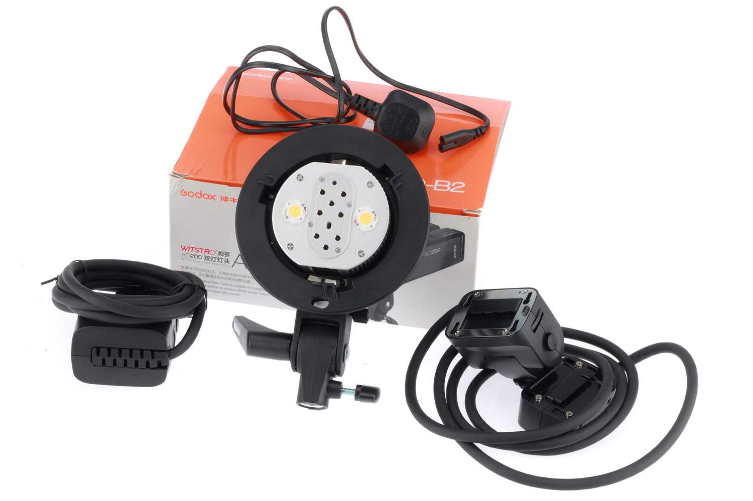 Lot 684 - A Godox AD-B2 AD200 Dual Power flash Head,