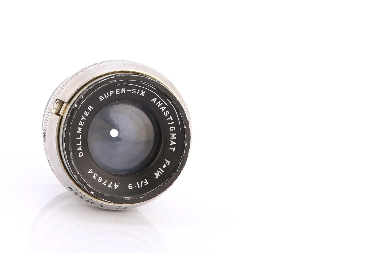 Lot 342 - A Dallmeyer Super Six f/1.9 1½" Lens,
