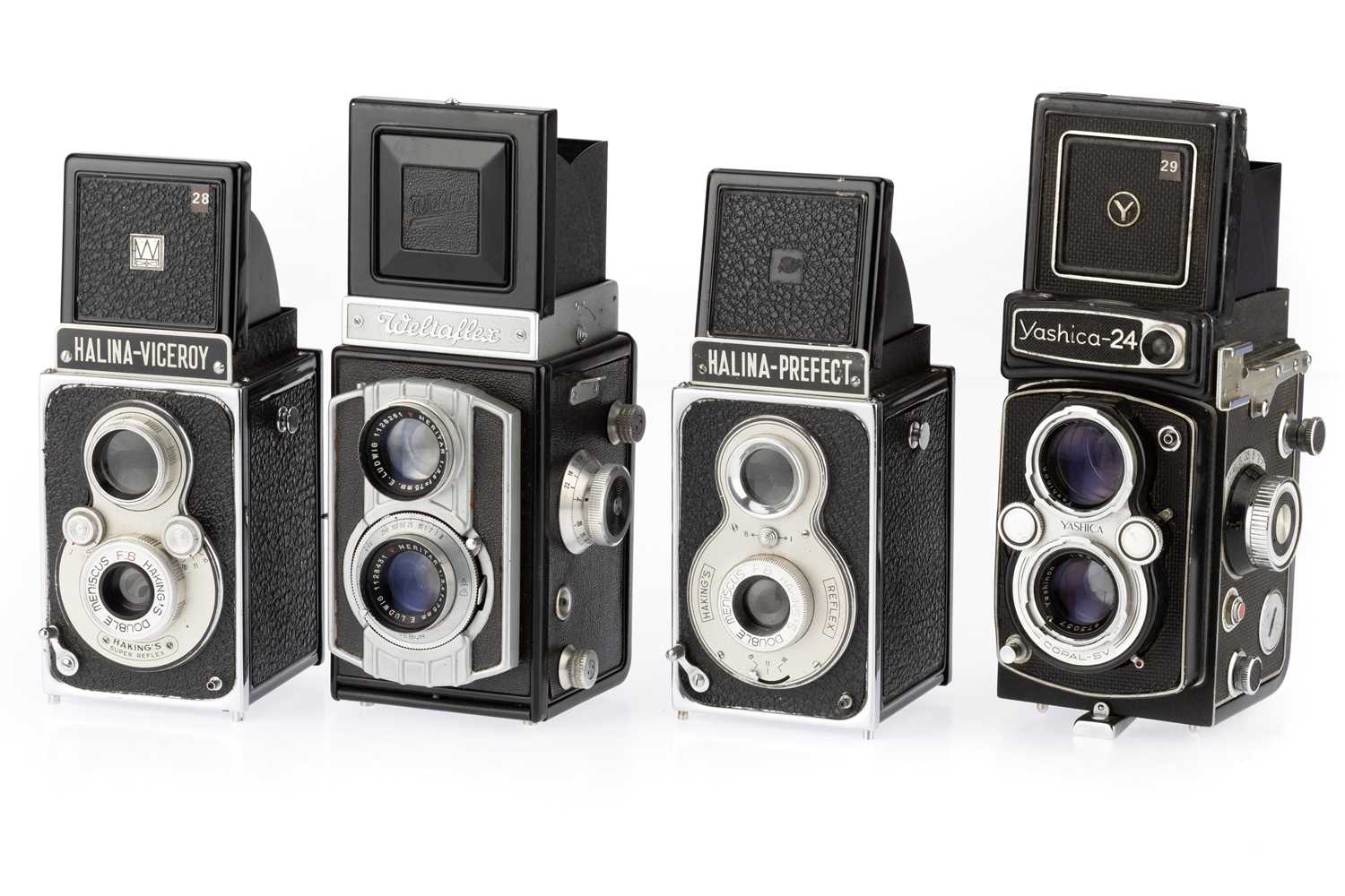 Lot 331 - A Group of TLR Cameras,