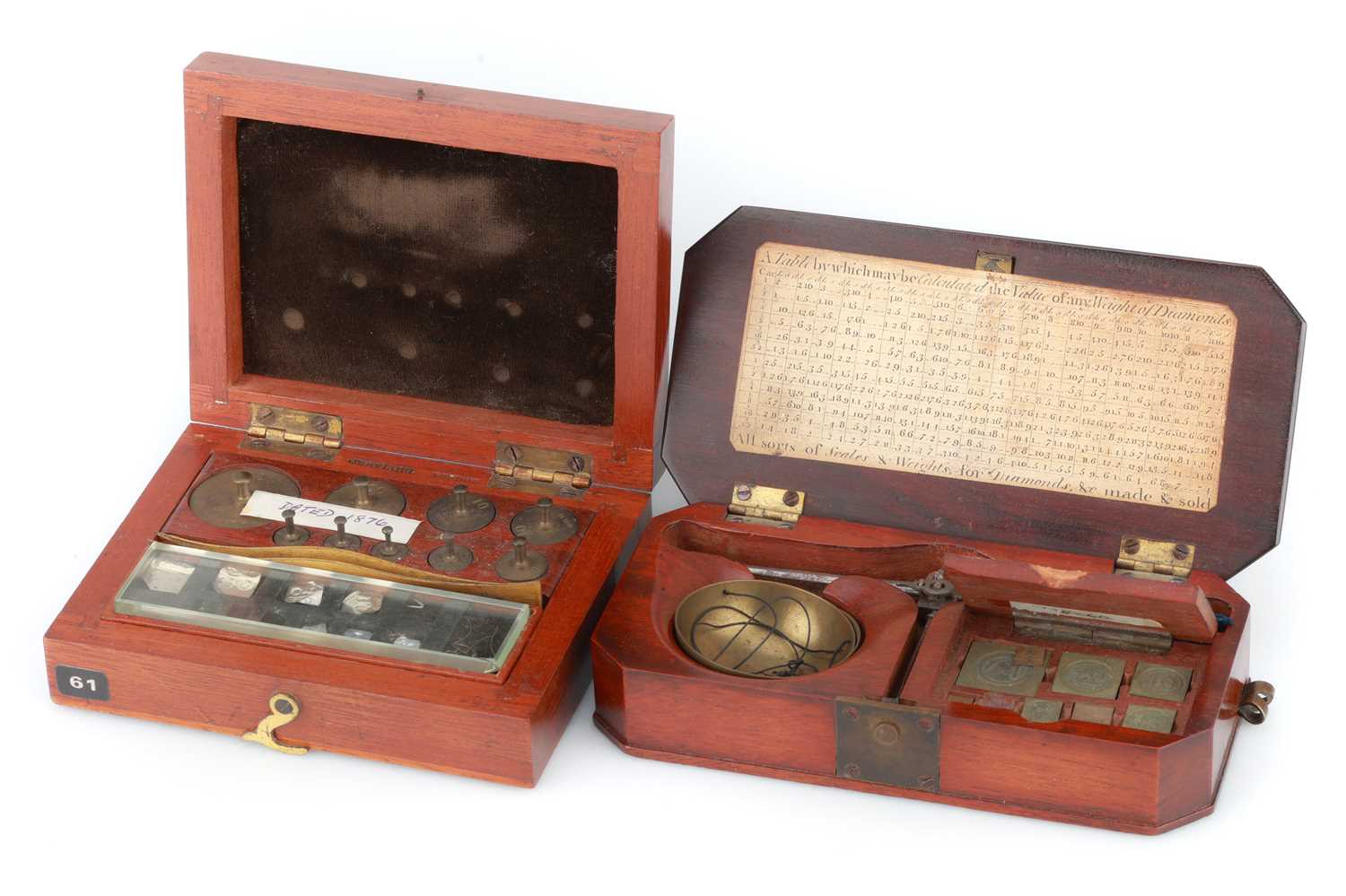 Lot 368 - A Fine & Complete Set of Diamond Scales,