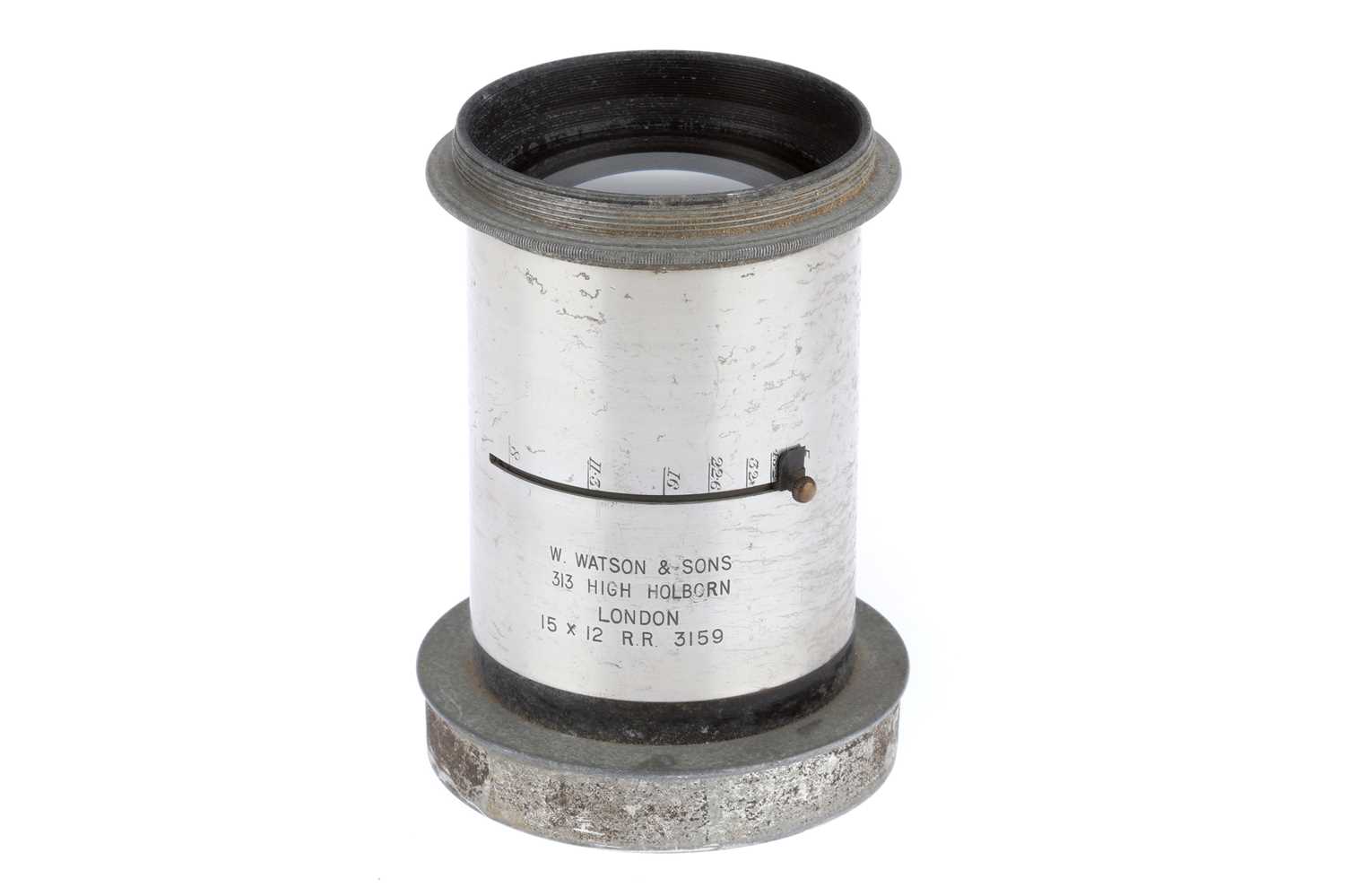 Lot 416 - A W. Watson & Sons 15x12 R.R. Lens,