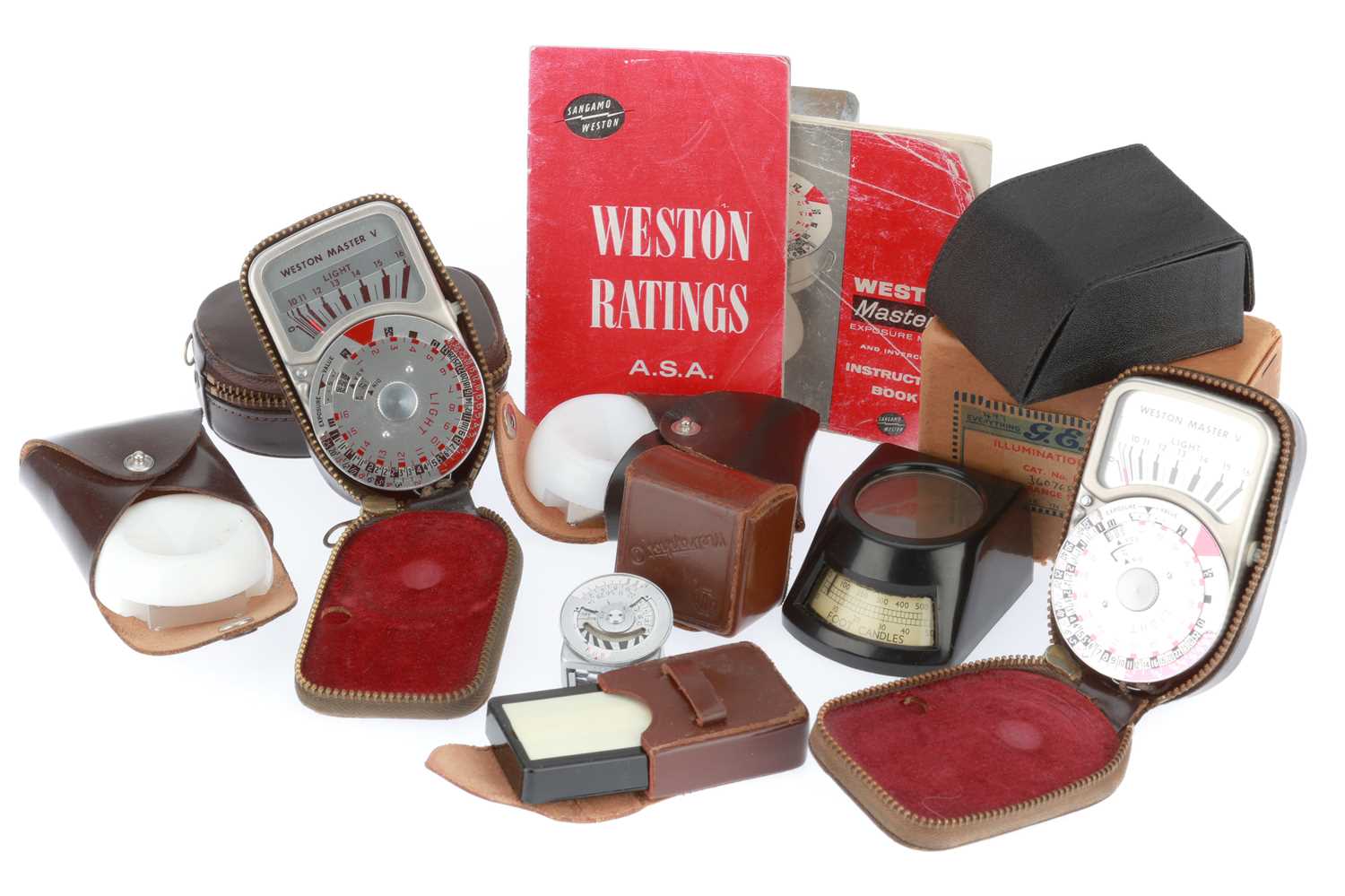 Lot 278 - A Selection of Exposure Meters,