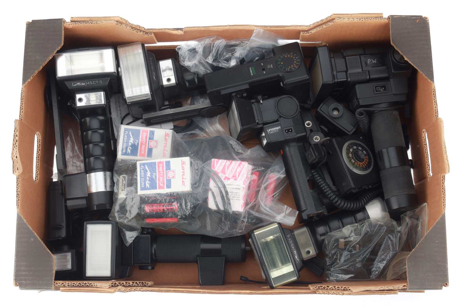 Lot 309 - A Selection of Hammerhead Flash Guns,