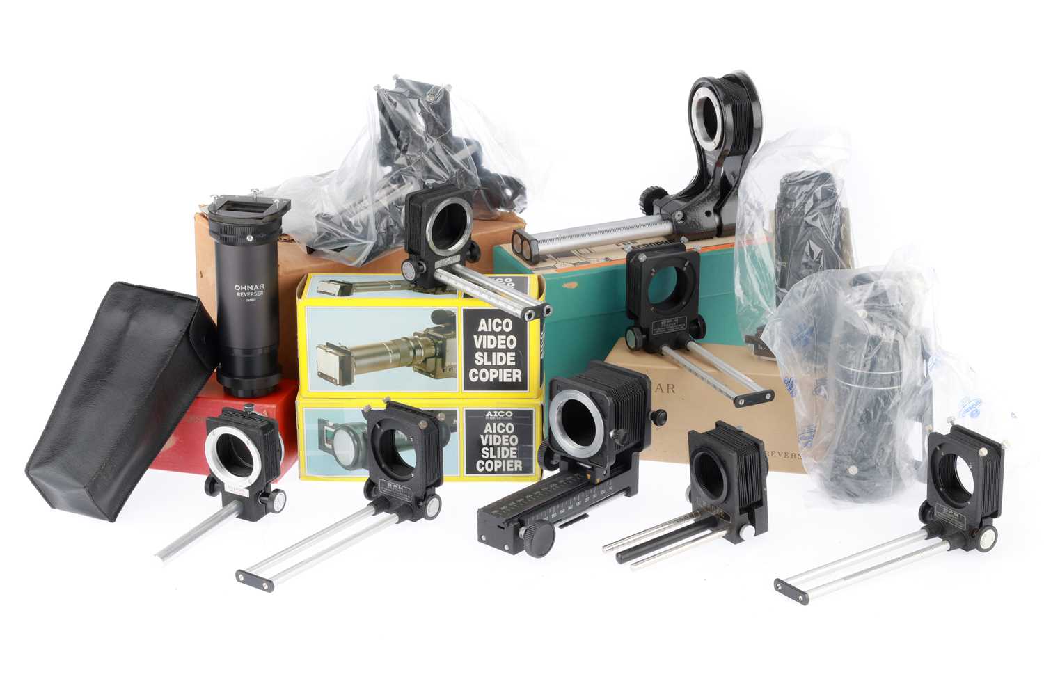 Lot 277 - A Selection of Close-Up Bellows, and Slide