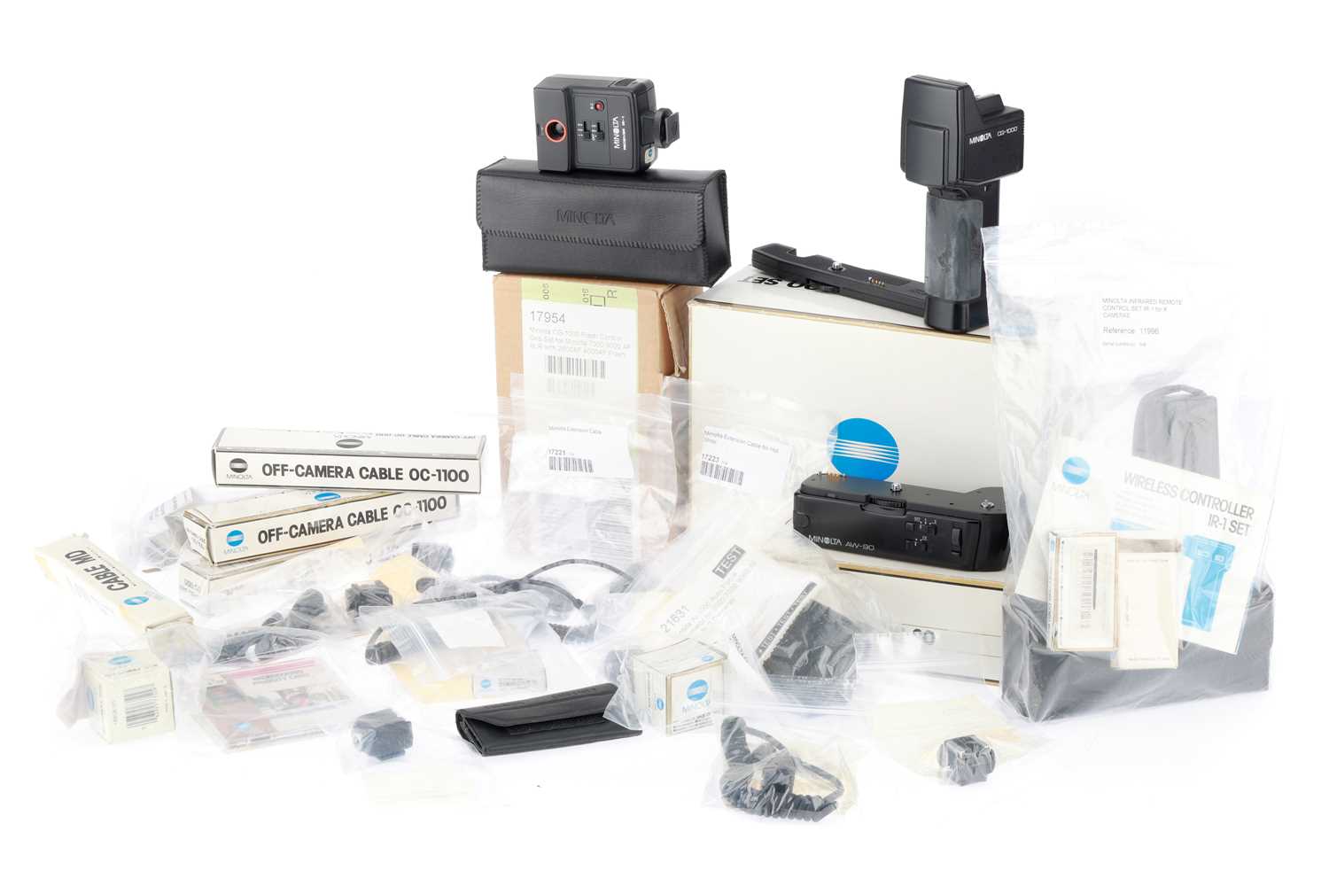 Lot 275 - A Selection of Minolta Flash Accessories,